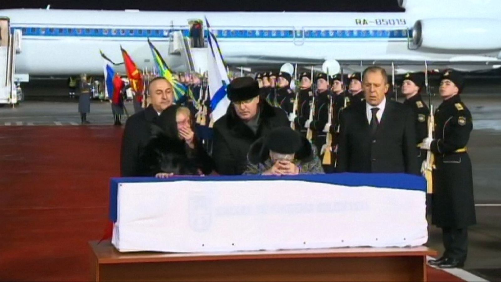 Russian ambassador's coffin arrives in Moscow | Scoop News | Sky News