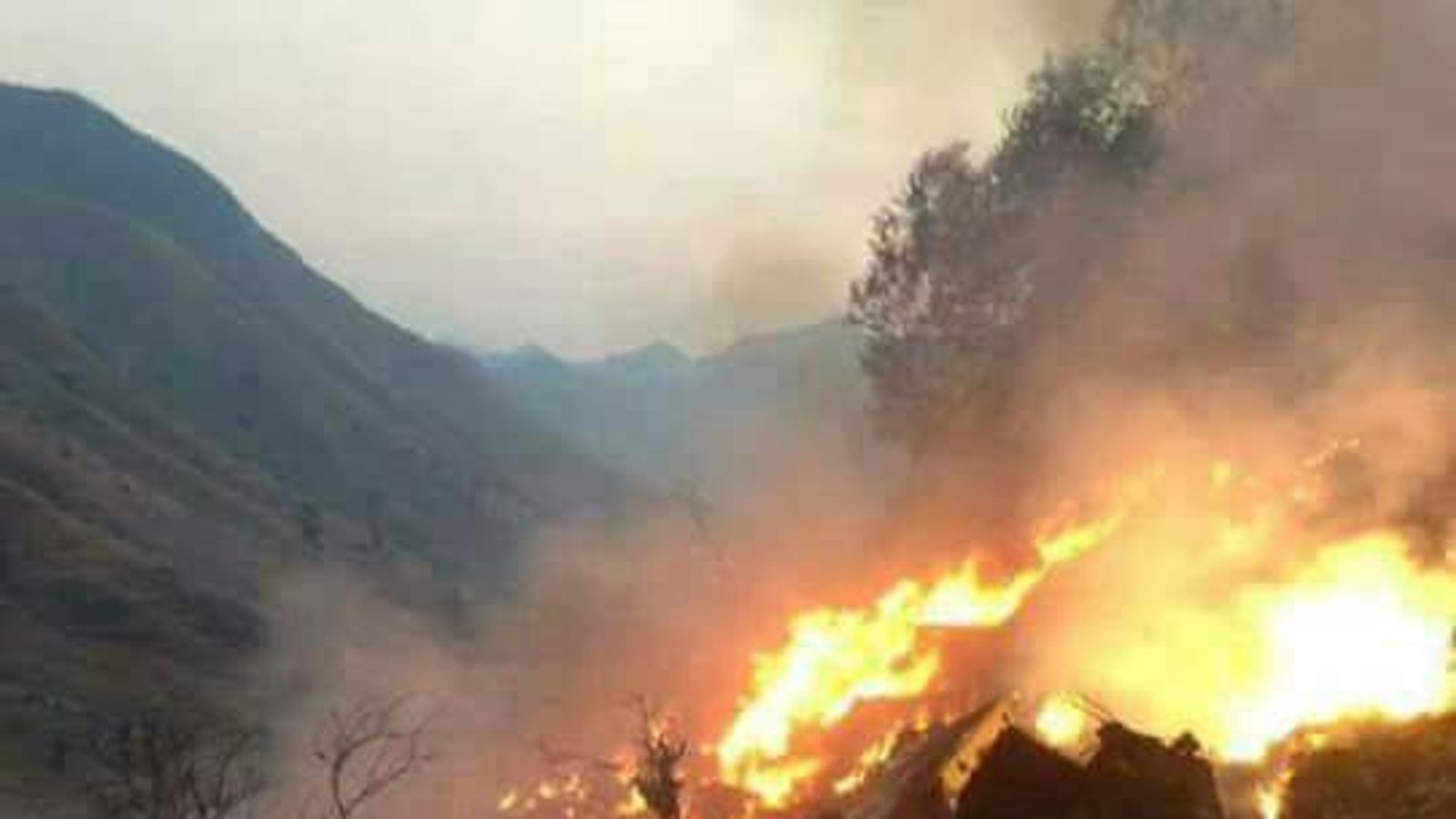 Pakistan passenger plane 'on fire' as it crashed with 48 on board ...