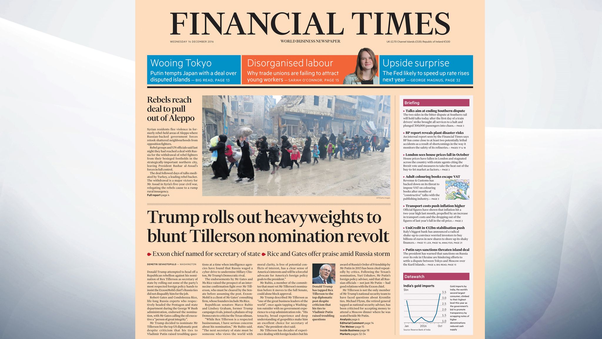 What's on the front of Wednesday's newspapers | UK News | Sky News