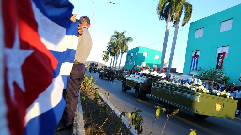 Fidel Castro's ashes laid to rest near his 'hero's' grave | World News ...