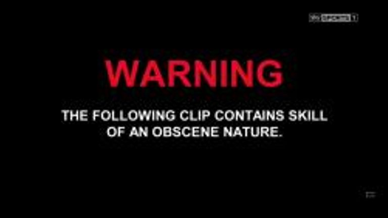 WARNING: The following clip contains skill of an obscene nature | Video ...