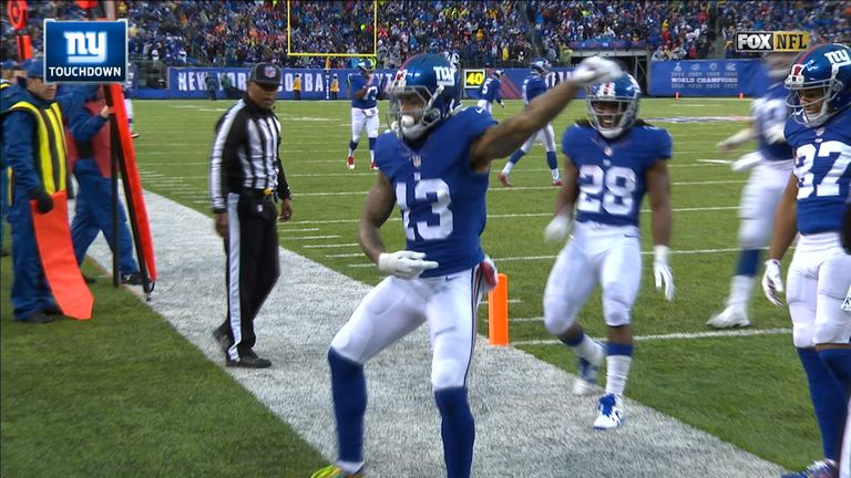 OBJ's one-handed TD | Video | Watch TV Show | Sky Sports