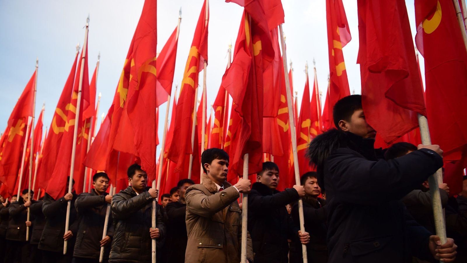 Mass nuclear rally in North Korea | World News | Sky News