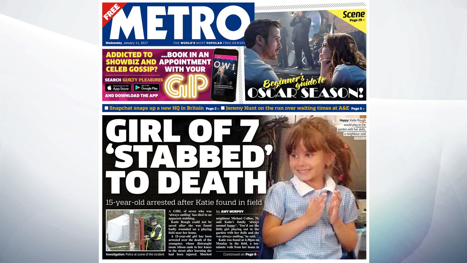 Wednesday's national newspaper front pages | Scoop News | Sky News