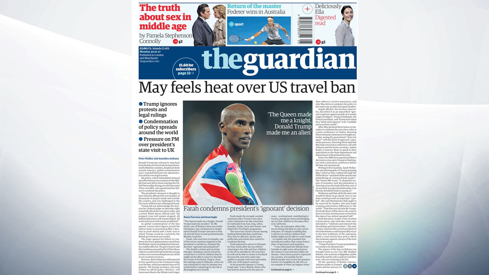 Monday's national newspaper front pages | Scoop News | Sky News