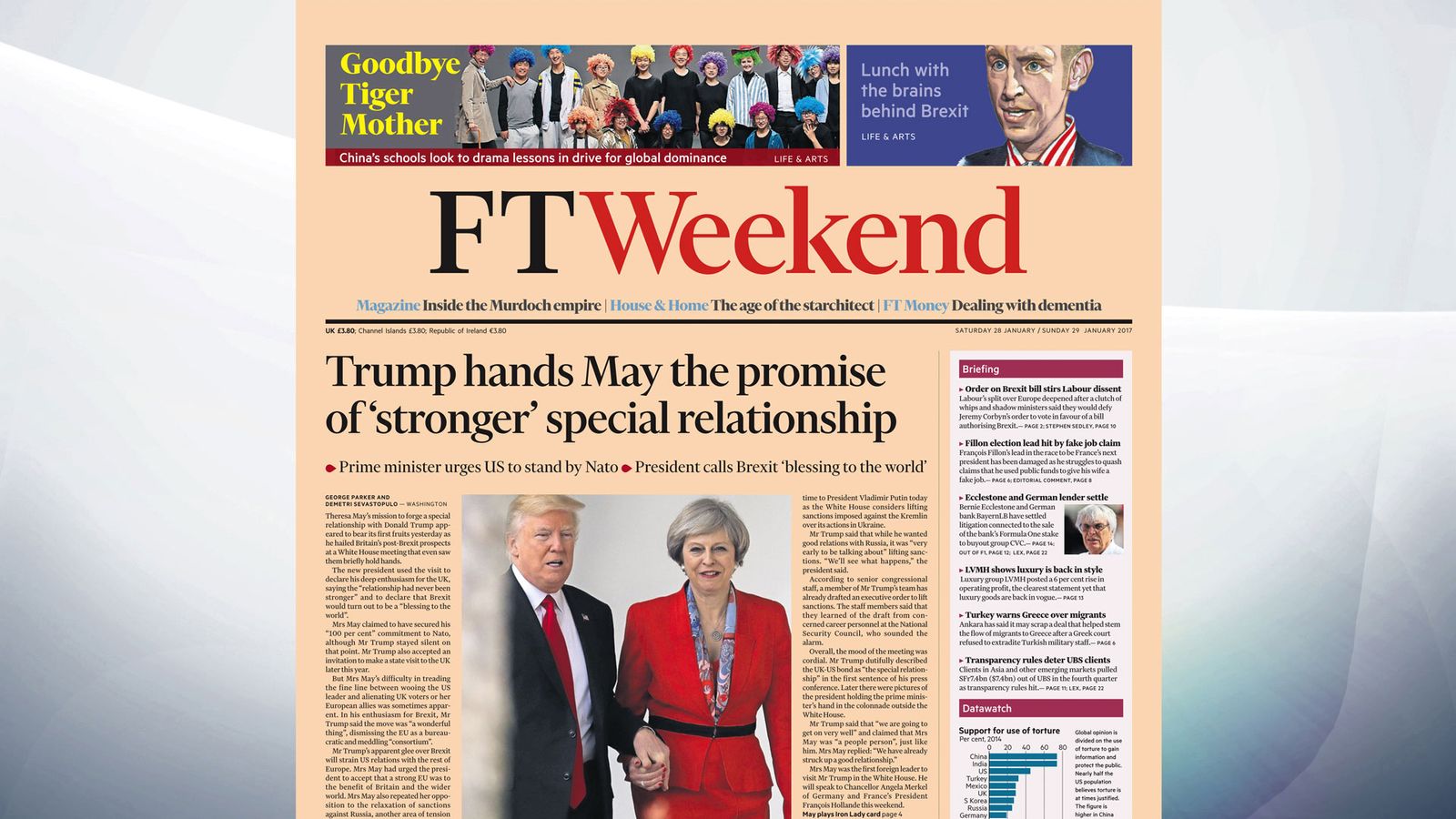 Saturday's national newspaper front pages | UK News | Sky News