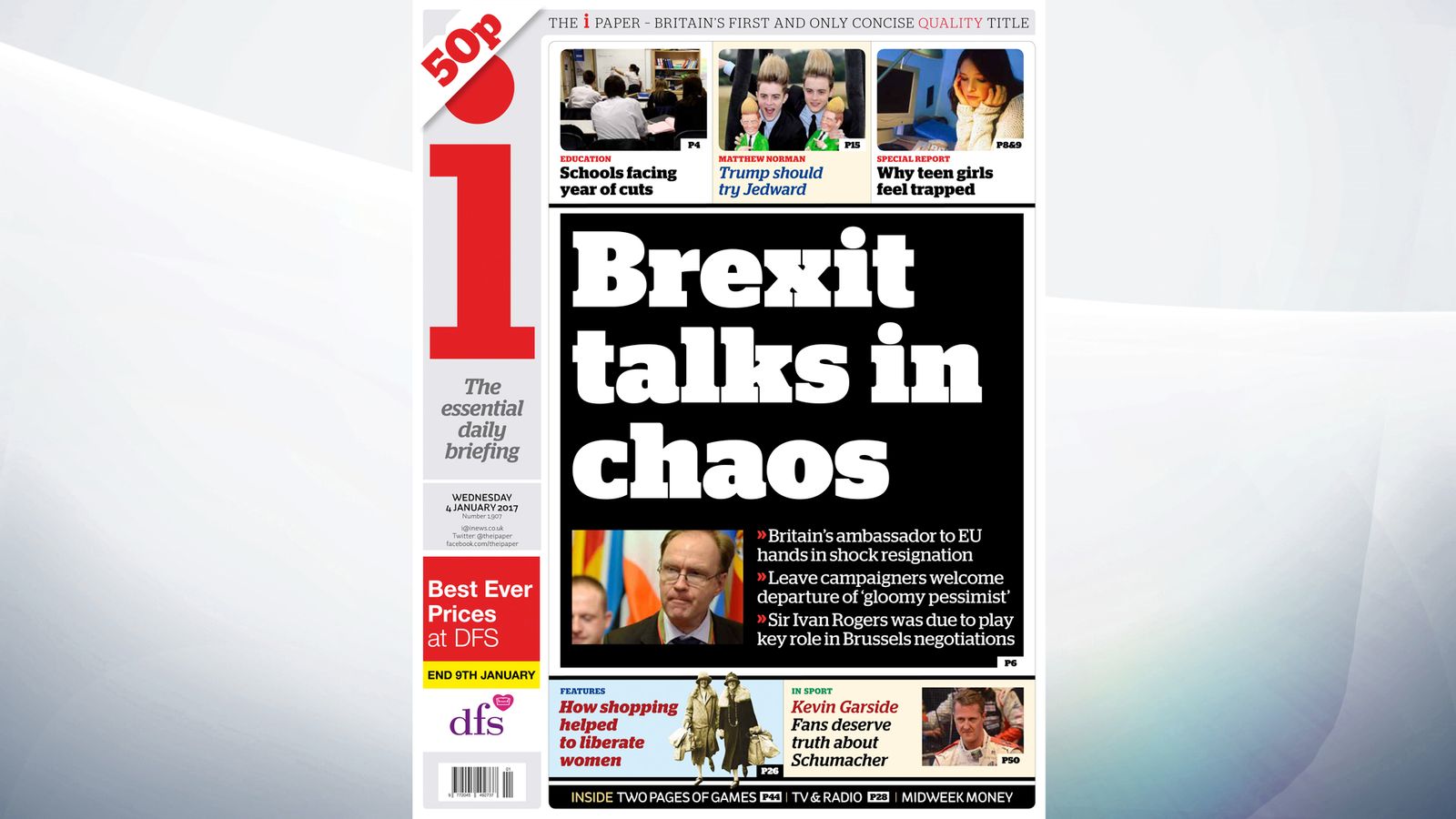 Wednesday's national newspaper front pages | UK News | Sky News