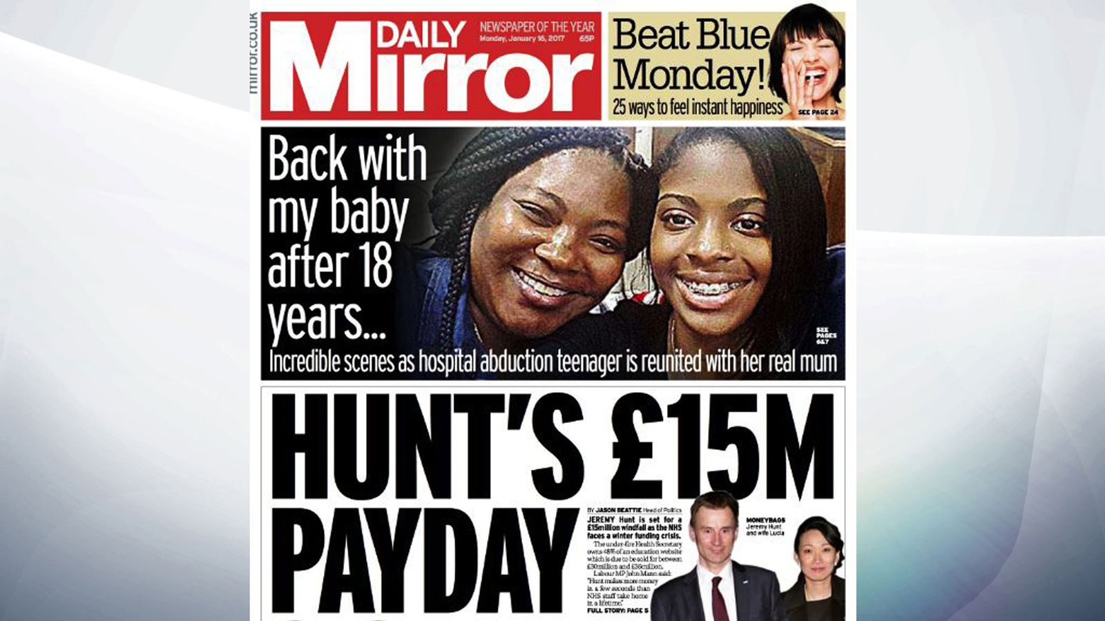 Monday's newspaper front pages | Scoop News | Sky News