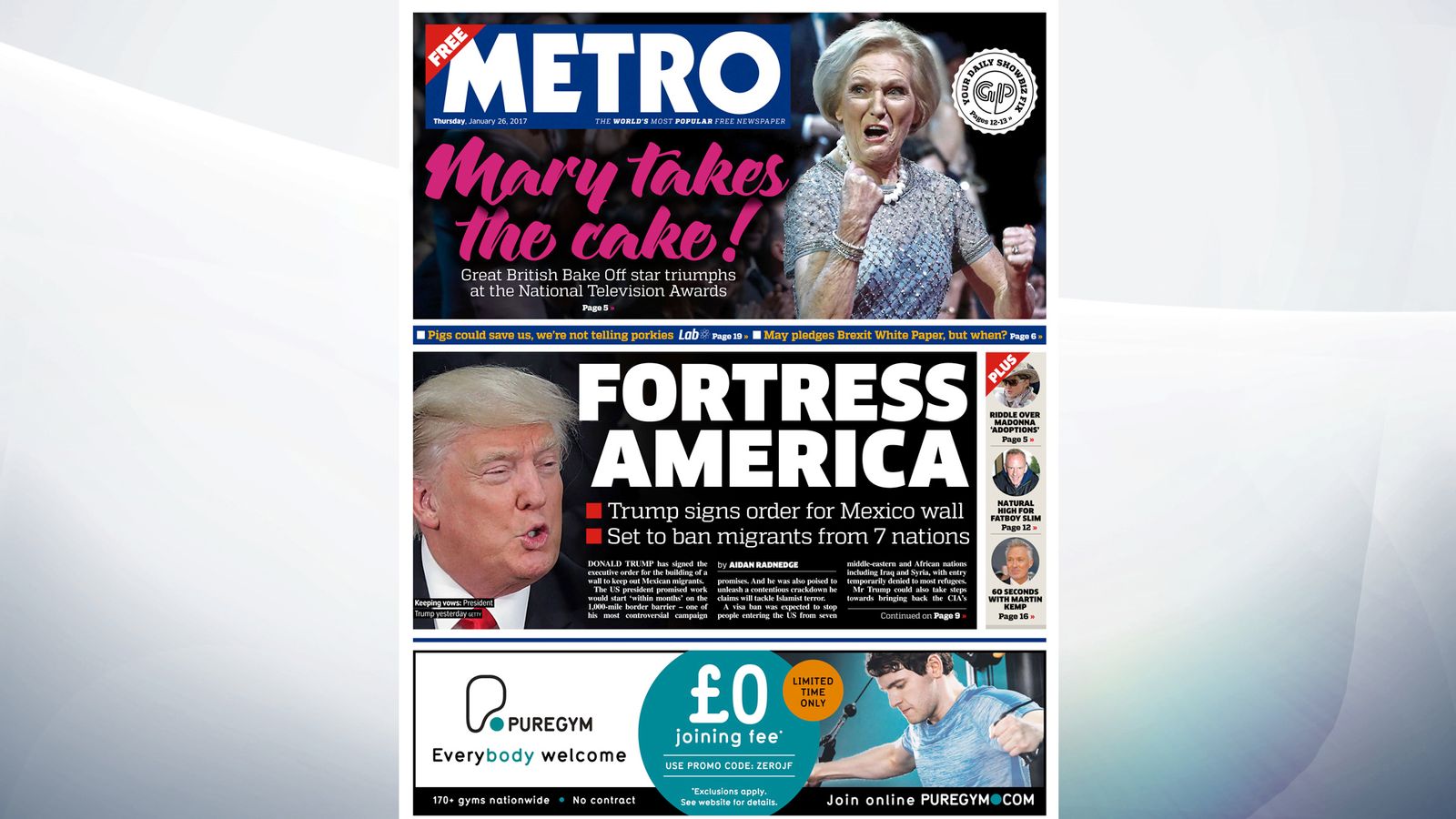 A look at today's newspaper front pages | Scoop News | Sky News
