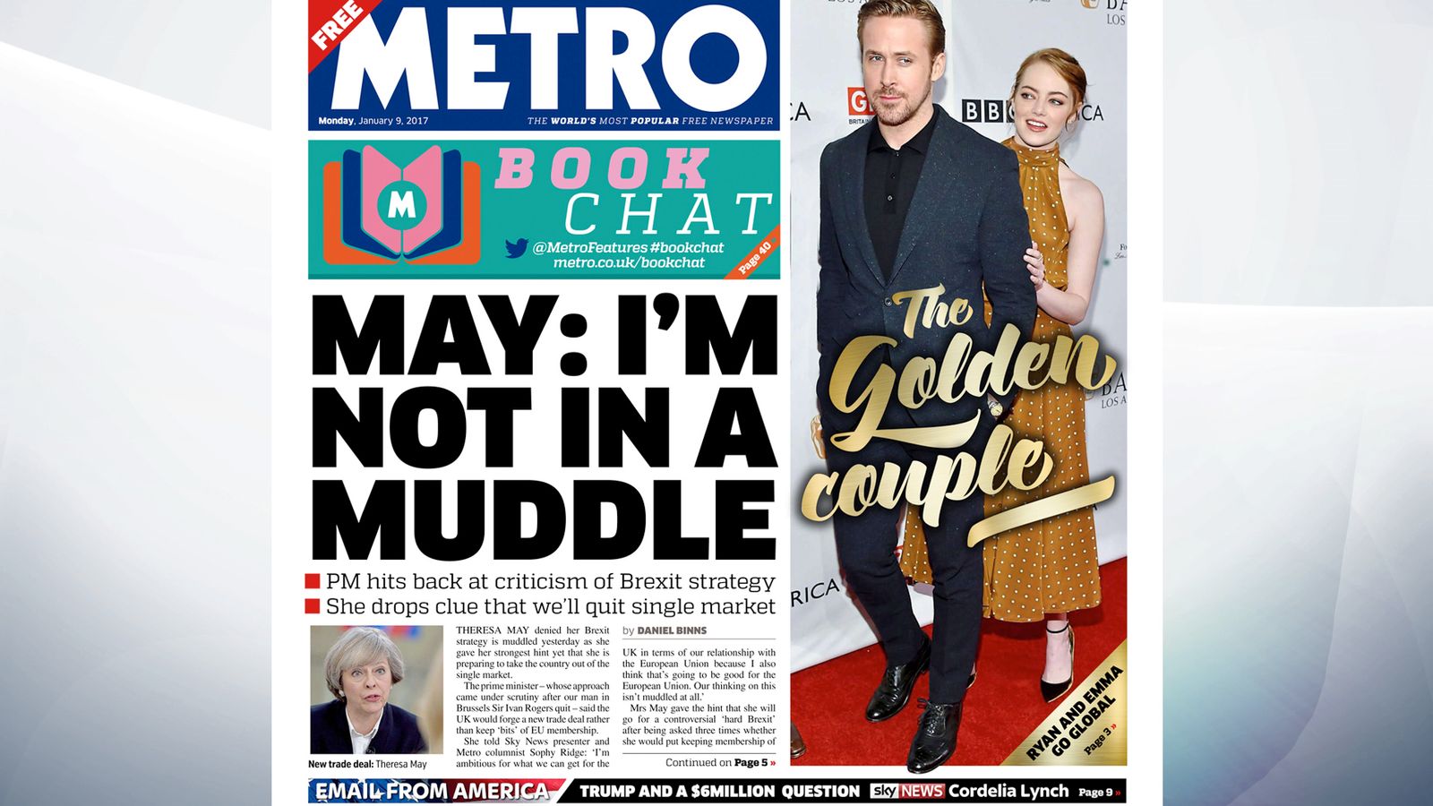 Monday's national newspaper front pages | UK News | Sky News