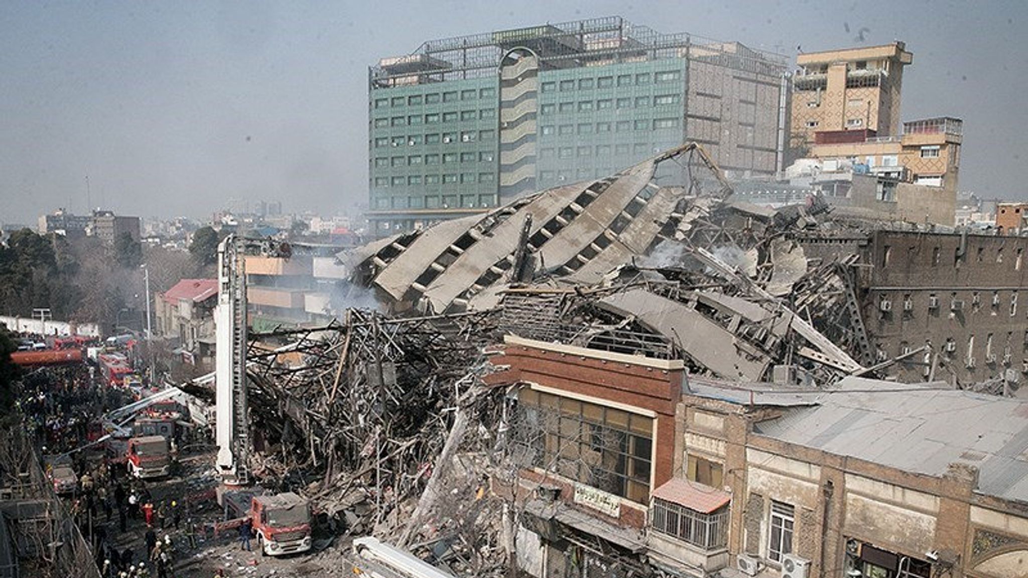 Iran: 30 firefighters killed in Tehran building collapse | World News ...