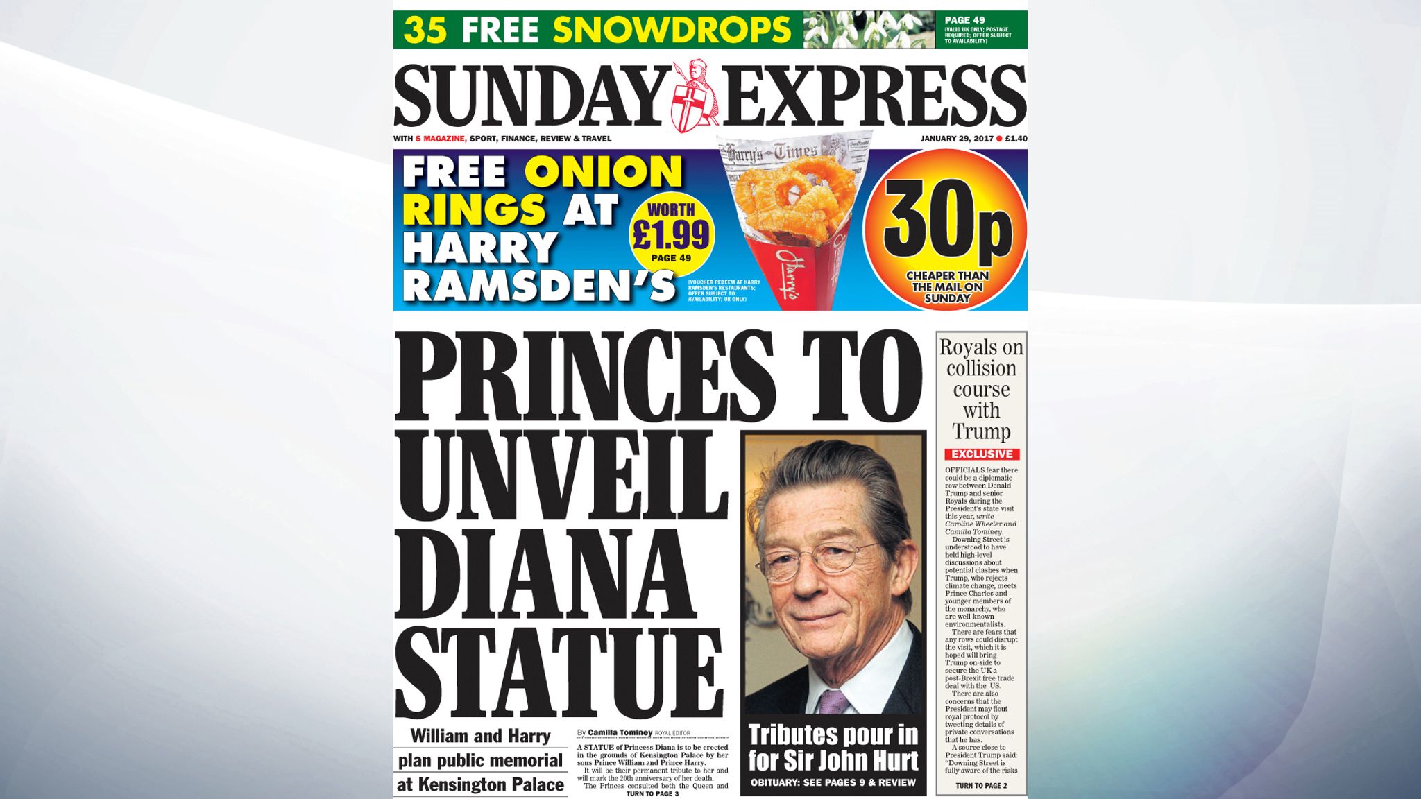 Sunday's national newspaper front pages | UK News | Sky News