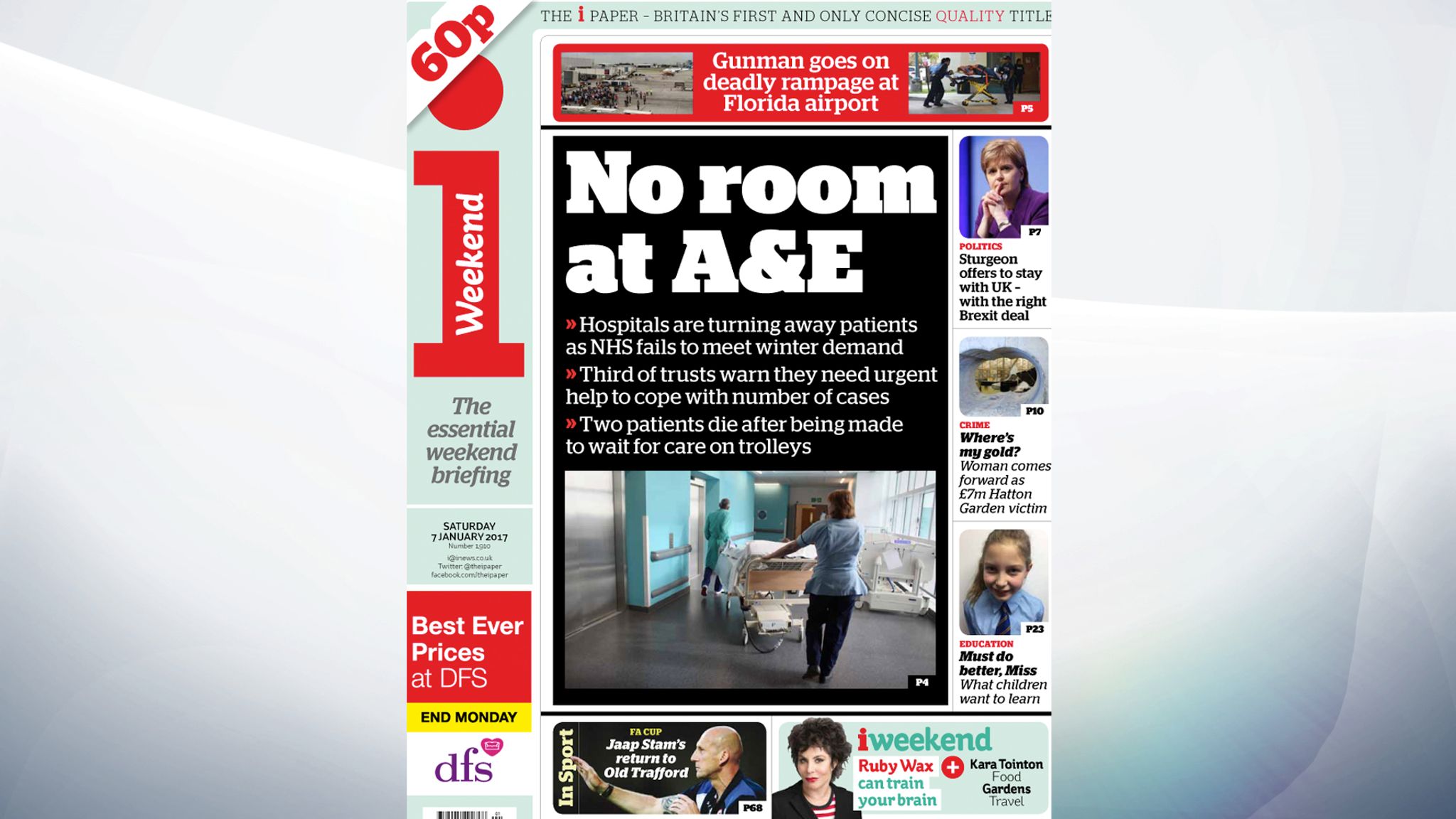 Saturday's national newspaper front pages | UK News | Sky News