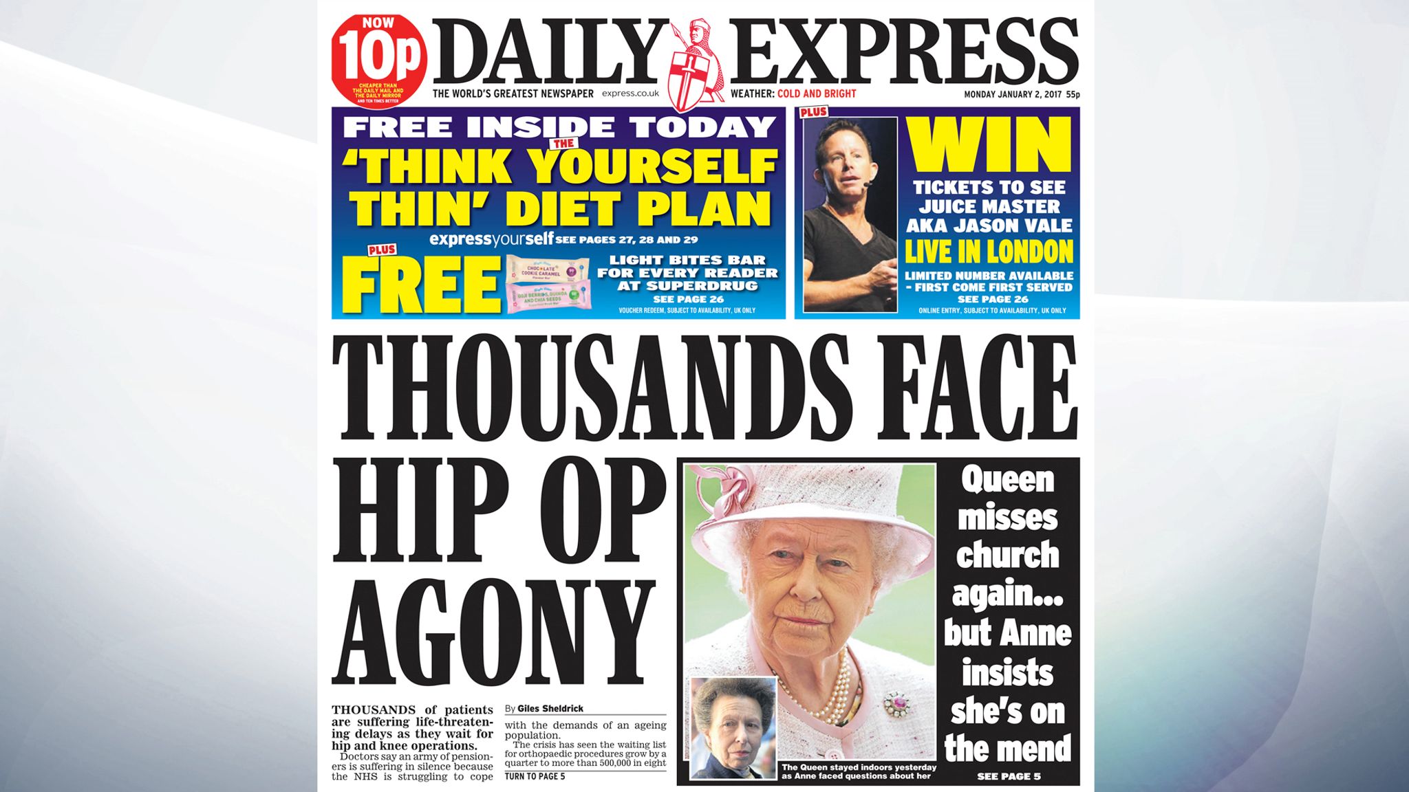 Monday's national newspaper front pages | UK News | Sky News