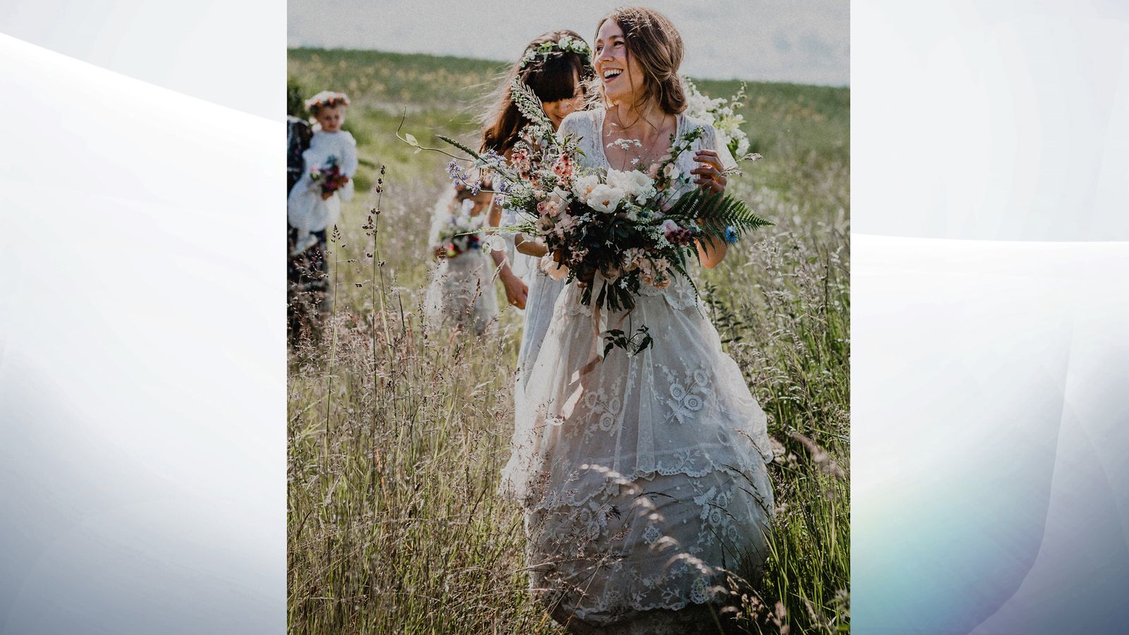 Wedding dress found after Facebook appeal goes viral | UK News | Sky News