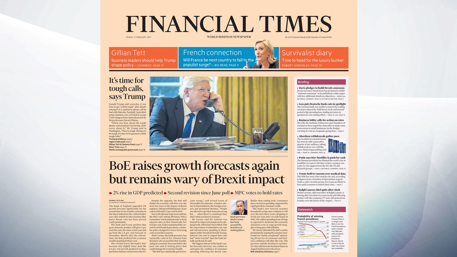 What's on the front of Friday's newspapers | UK News | Sky News