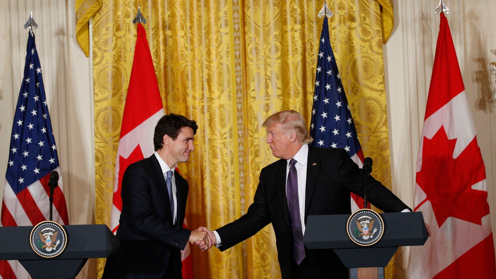 Canadian PM Justin Trudeau tells Donald Trump: Refugees welcome in ...