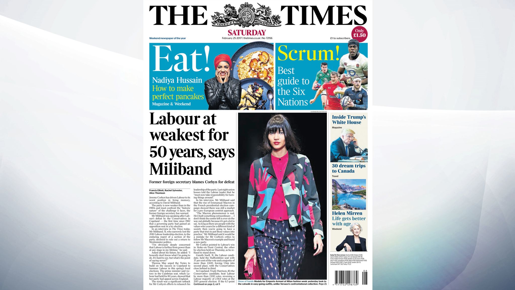 Saturday's national newspaper front pages | UK News | Sky News