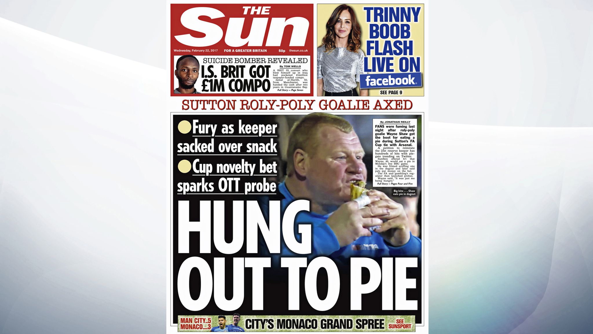 Wednesday's national newspaper front pages | UK News | Sky News