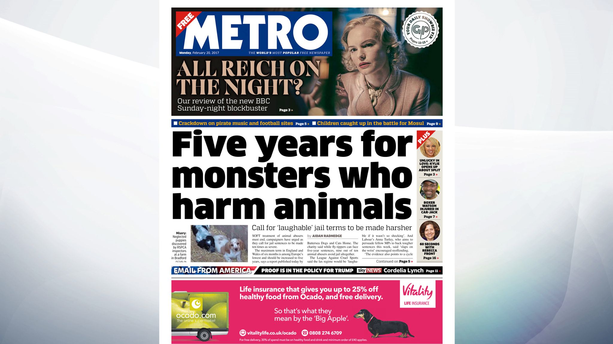 Monday's national newspaper front pages | UK News | Sky News