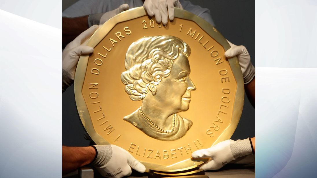 Thieves steal 100kg gold coin worth millions from Berlin museum