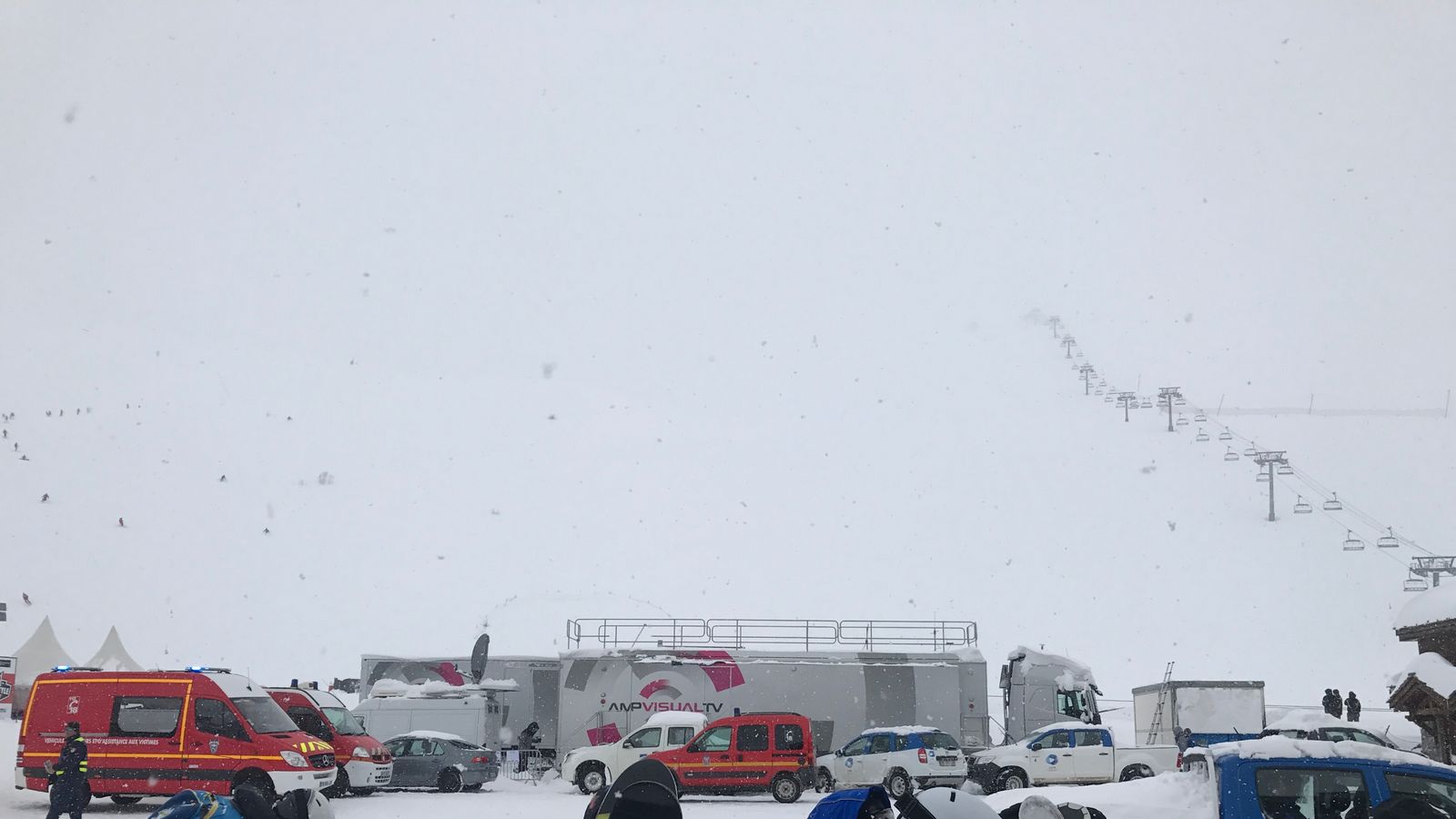 Avalanche strikes on-piste at Tignes ski resort in France | World News ...