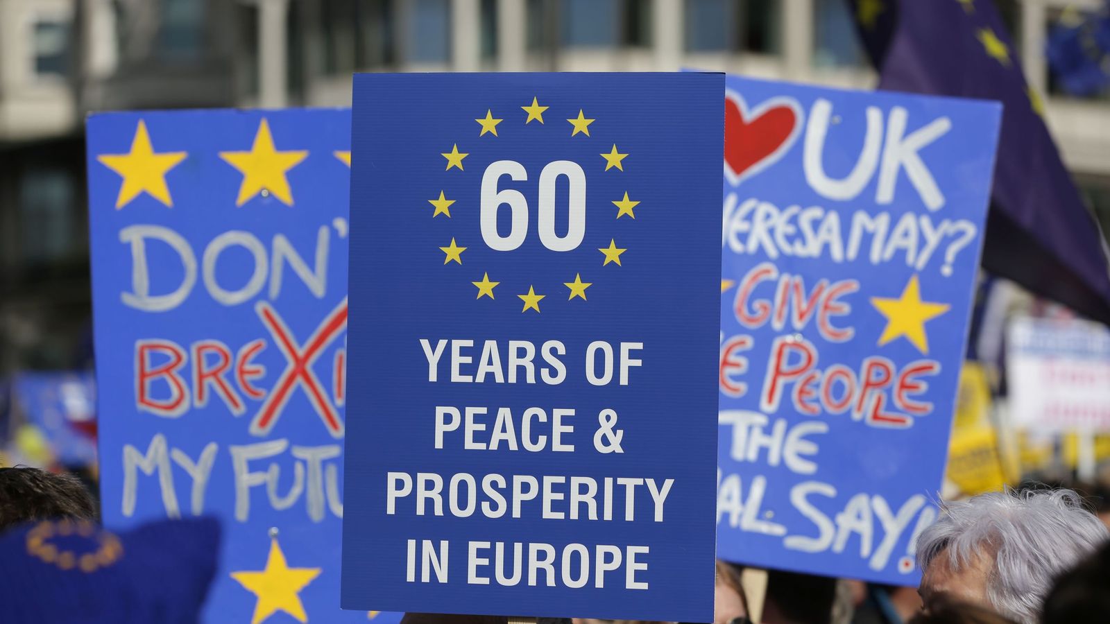 Remainers march against Brexit days before Article 50 triggered ...