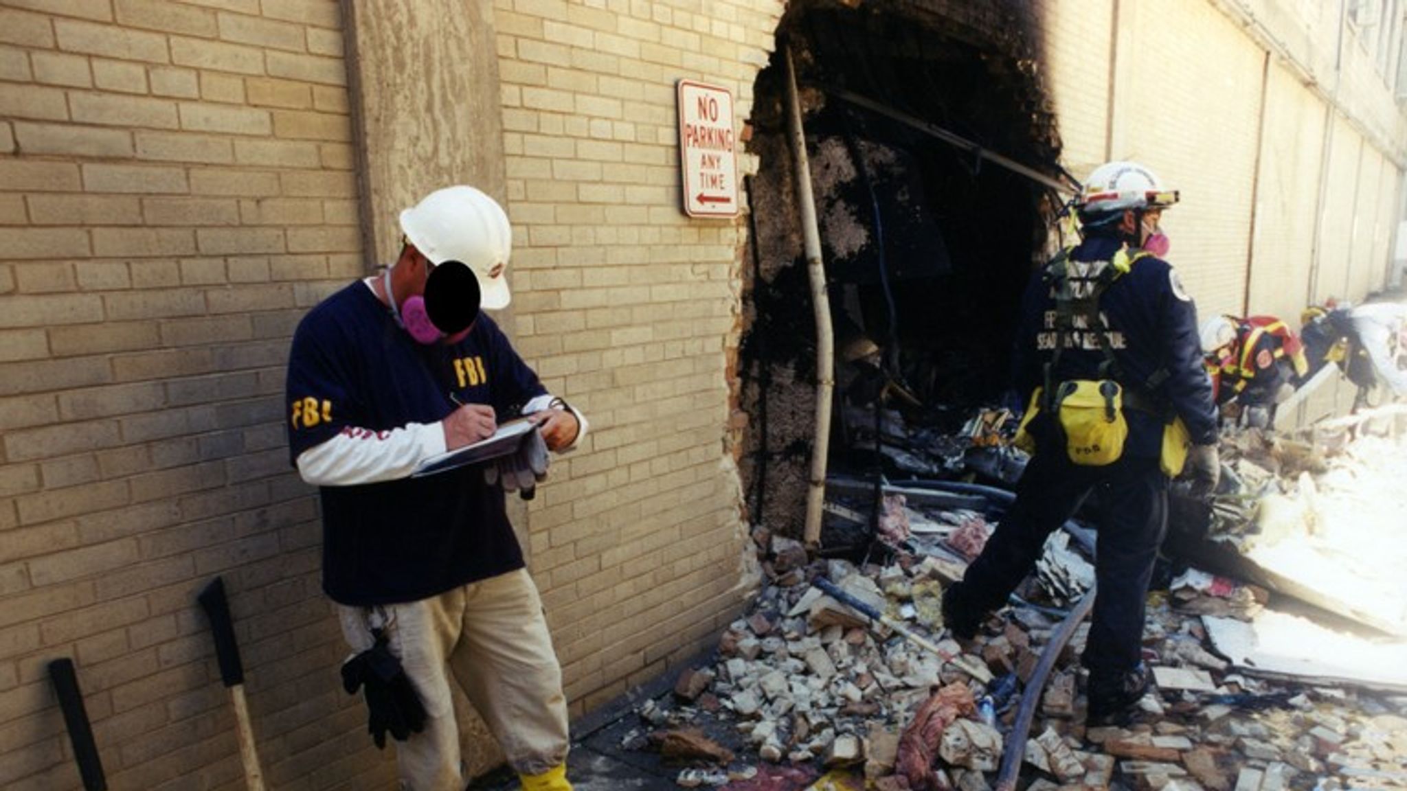 9/11: FBI releases previously unseen images showing devastation at Pentagon | World News | Sky News