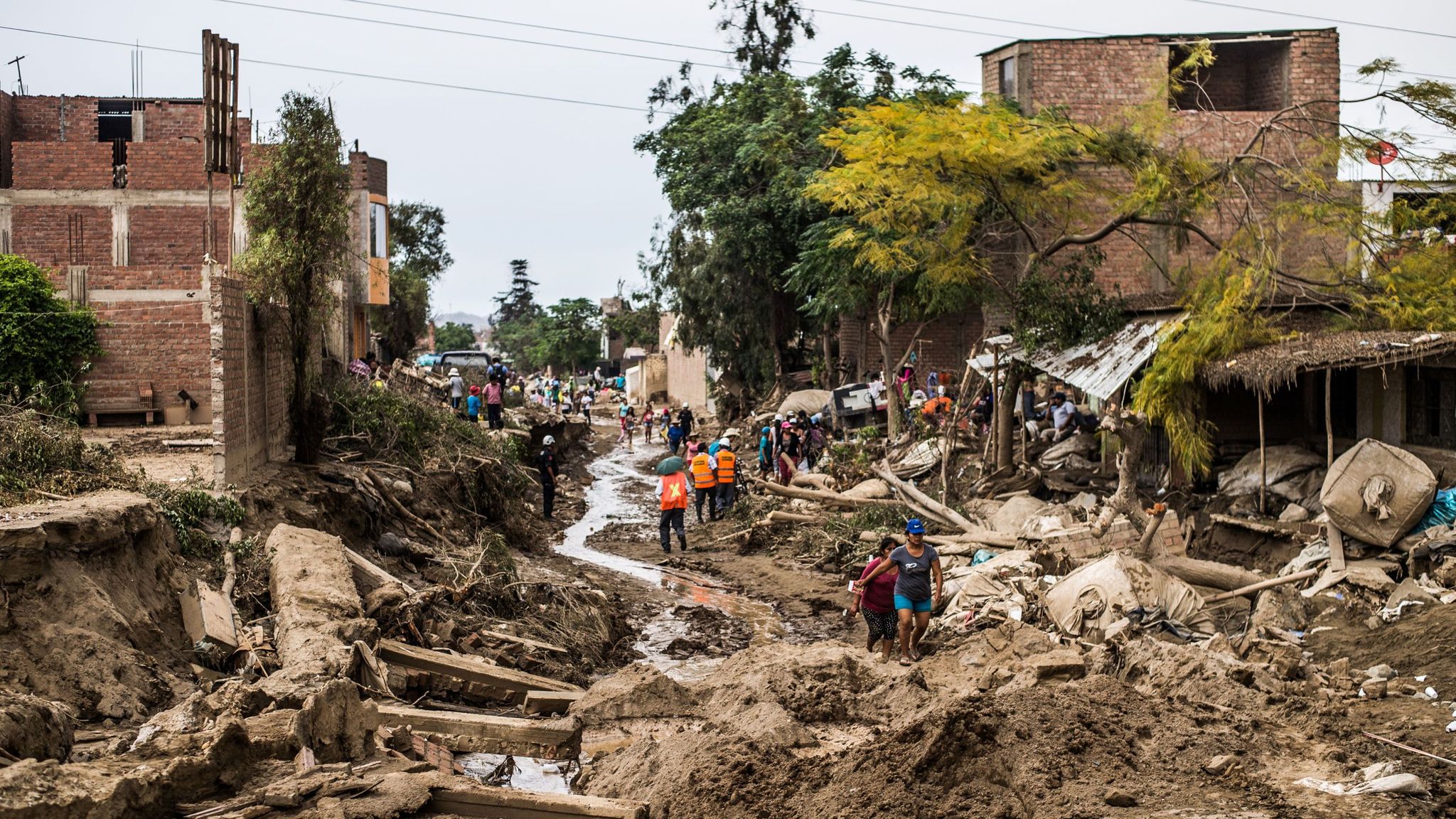Floods and landslides spread havoc in Peru | World News | Sky News