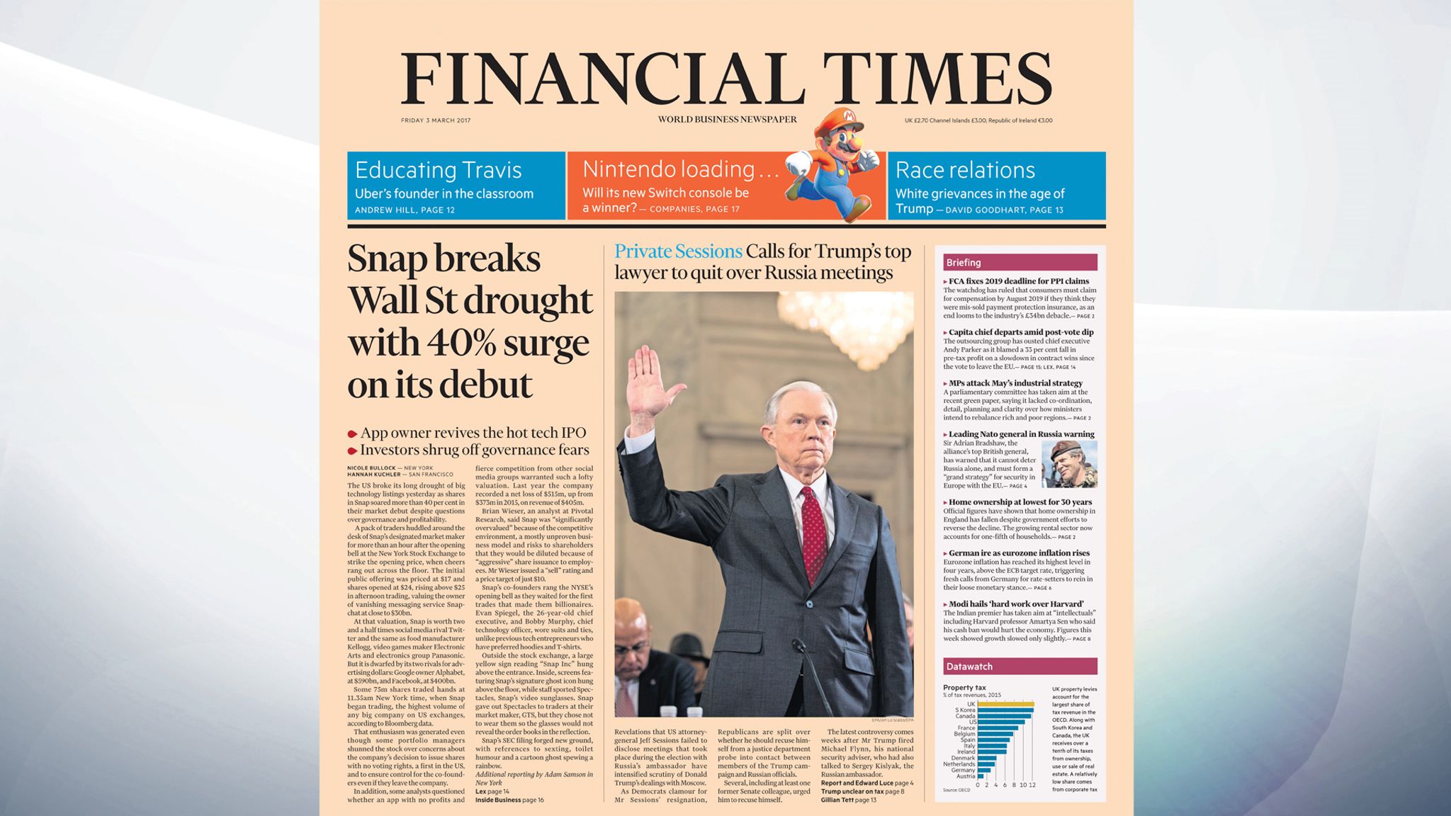 Friday's national newspaper front pages | UK News | Sky News