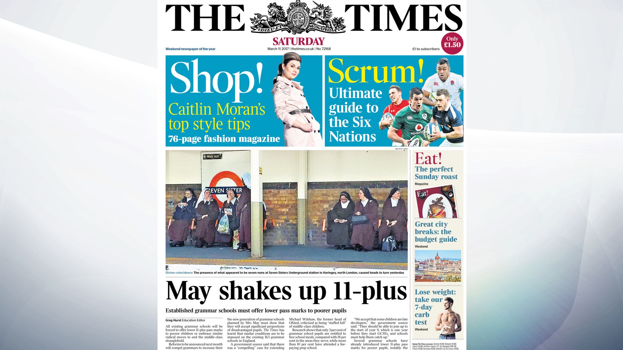 Saturday's national newspaper front pages | UK News | Sky News