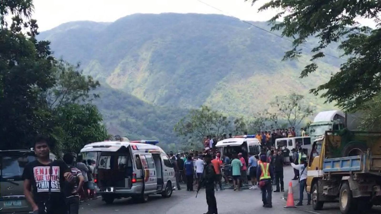 At least 24 dead after bus plunges into Philippines ravine | World News ...