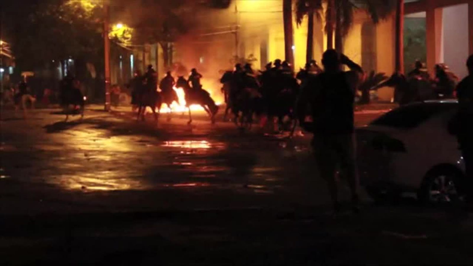Violent protests in Paraguay after secret vote | News UK Video News ...