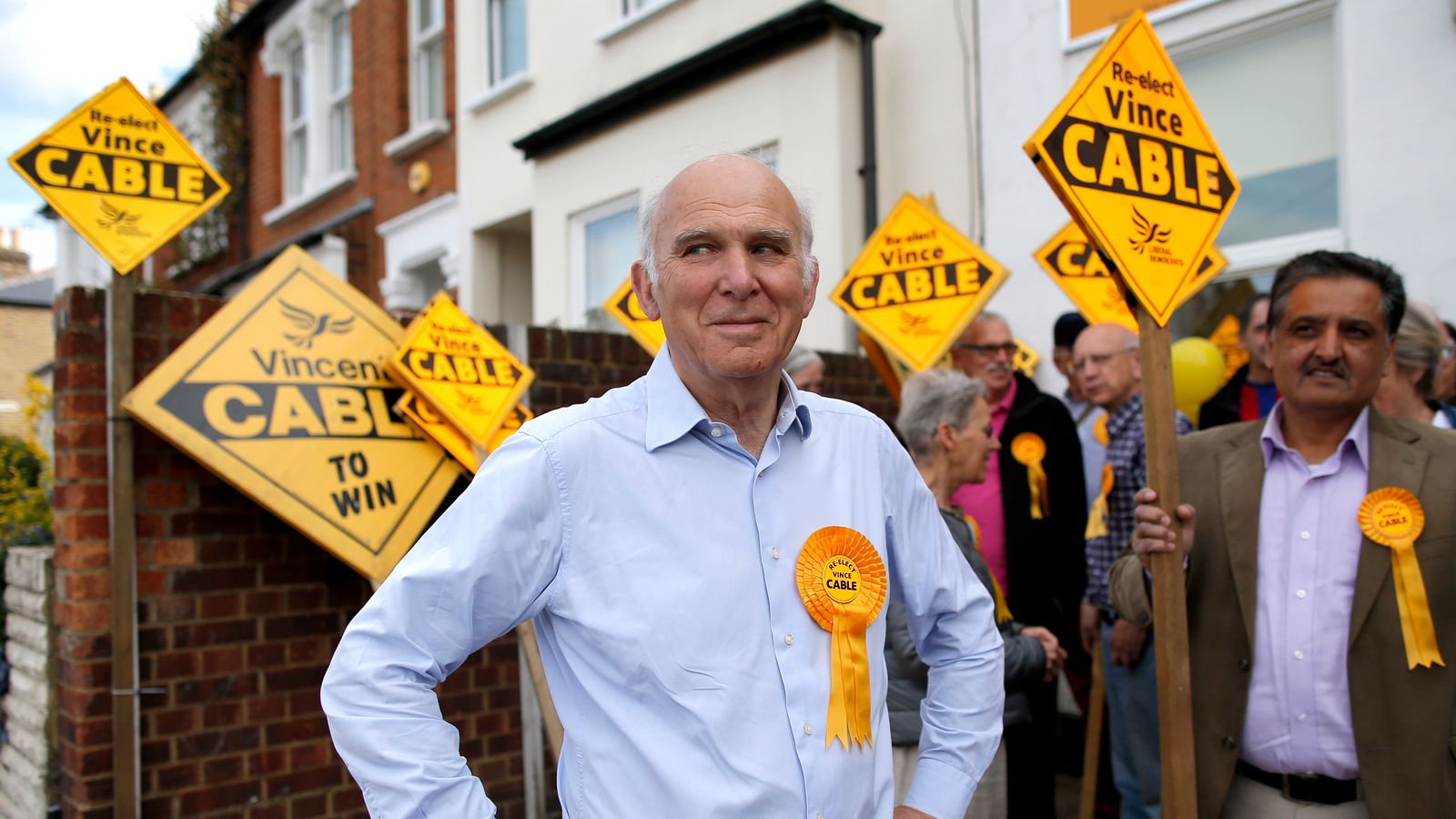 'Bring it on!': Lib Dem Vince Cable to stand in snap election | UK News ...