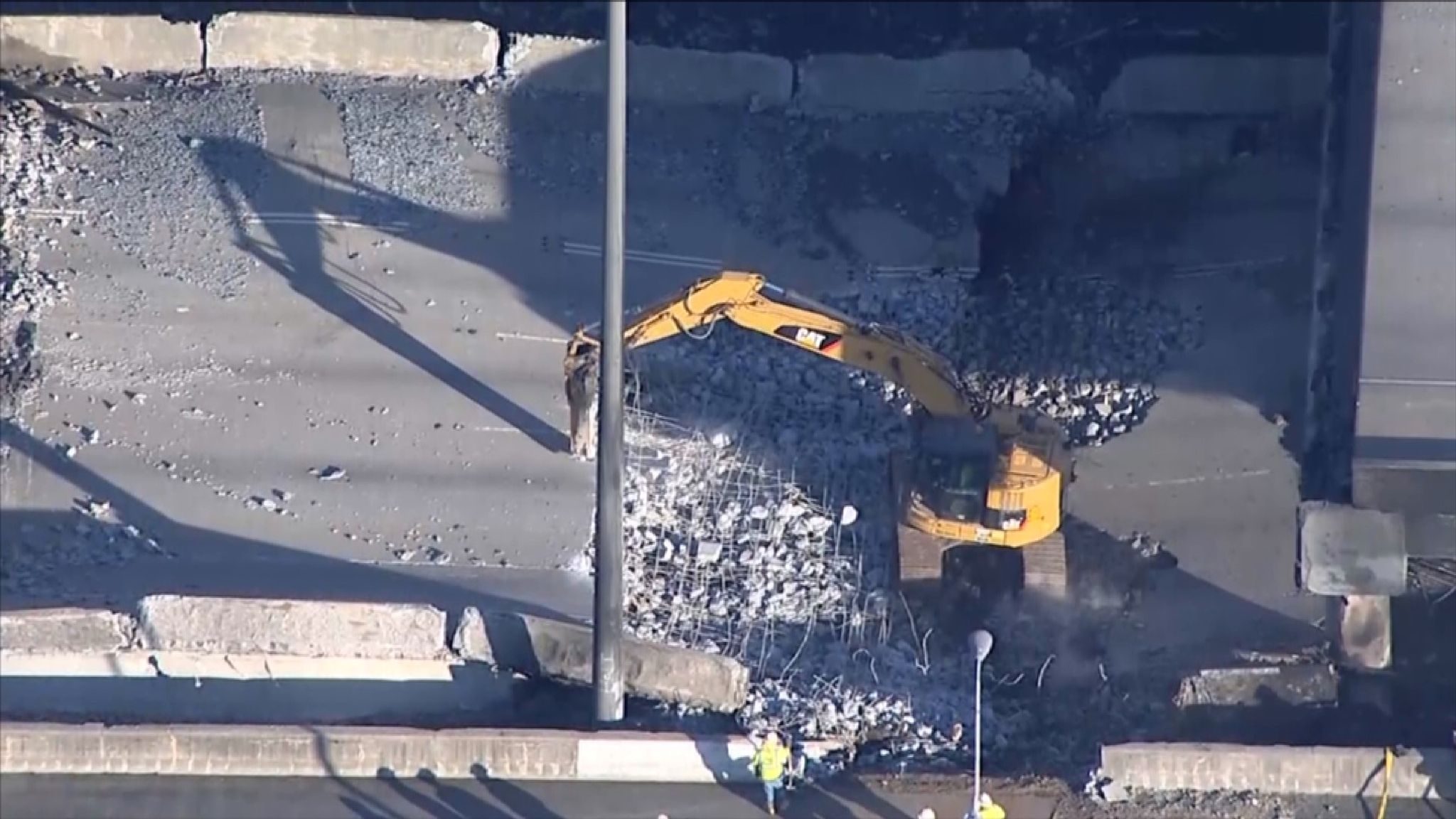 Three arrested after fire causes part of Interstate 85 to collapse in ...