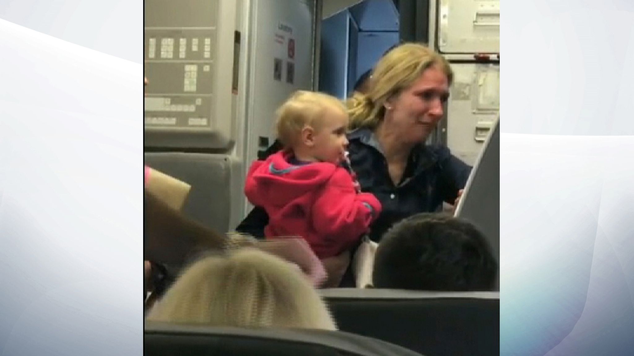 US flight attendant suspended after 'hitting mother with pushchair ...