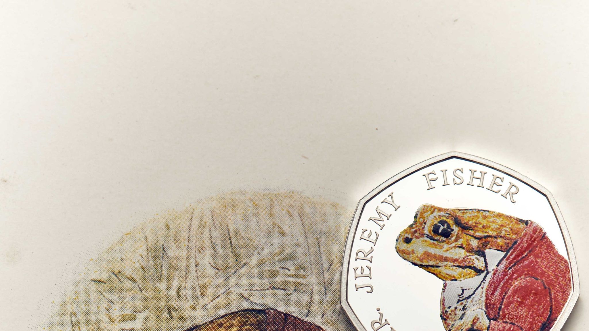 Peter Rabbit part of Beatrix Potter coloured 50p coin release by Royal ...