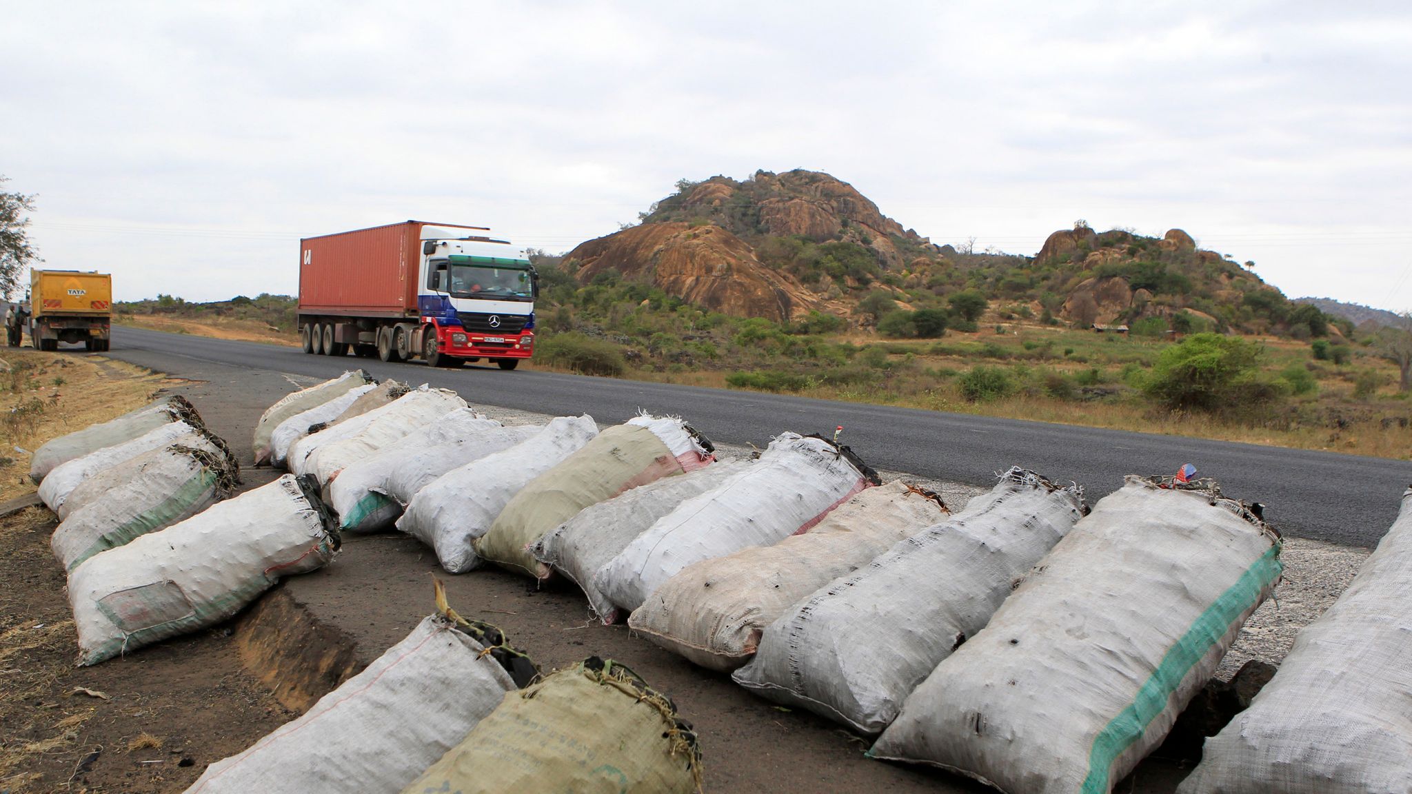 At least 24 dead in bus and tanker crash in Kenya | World News | Sky News