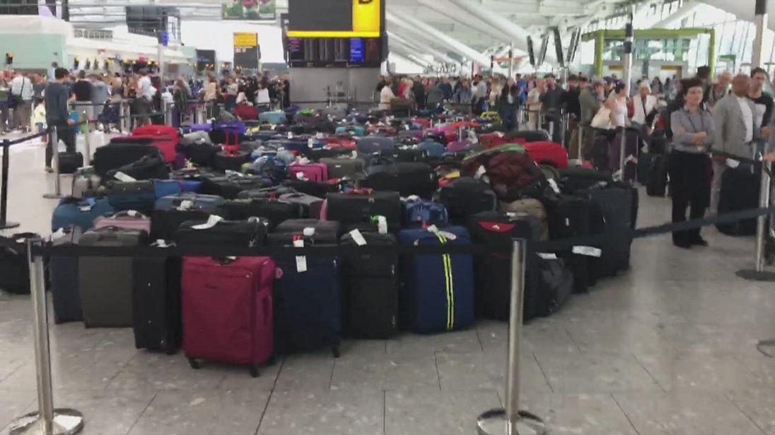 Passengers reveal airport 'pandemonium' after BA IT system crashes