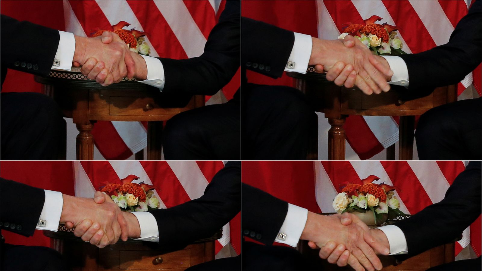 Macron: Trump handshake was 'moment of truth' | World News | Sky News