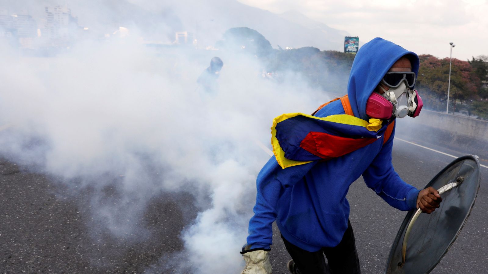 Venezuela's masks of protest | World News | Sky News
