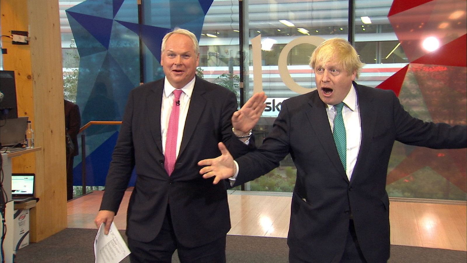 Boris Johnson in heated TV exchange | Politics News | Sky News