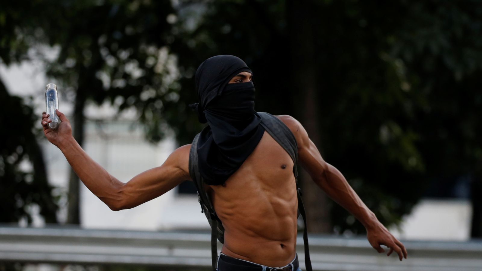Venezuela's masks of protest | World News | Sky News