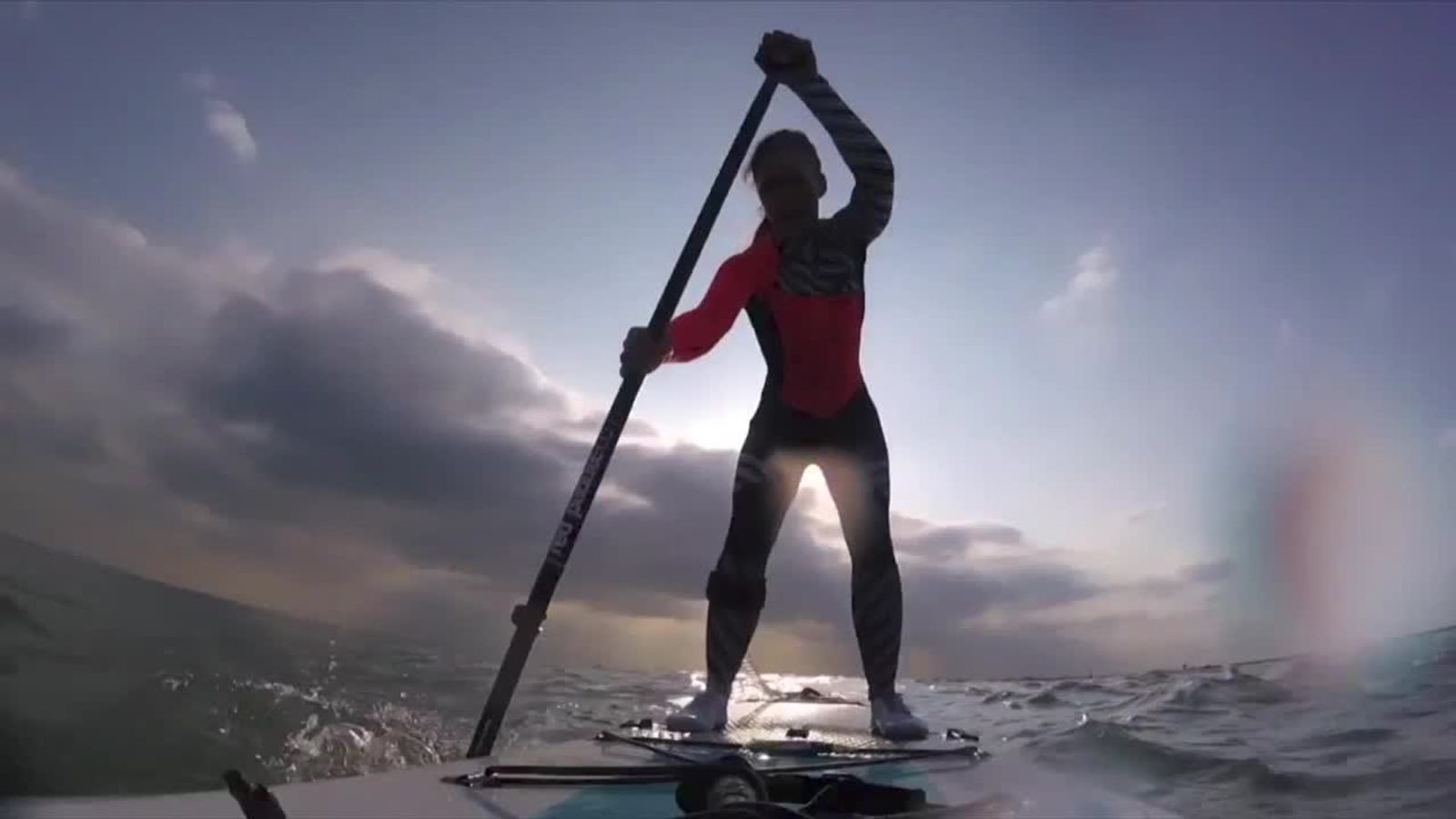 World record set for paddleboarding The Channel | News UK Video News ...