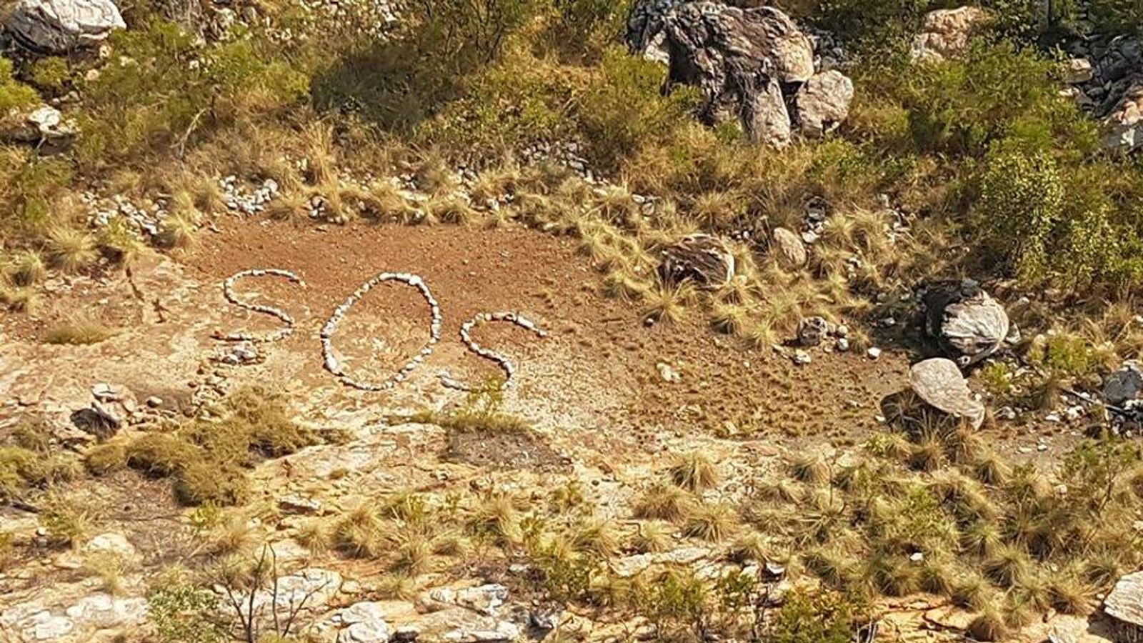 Mystery as Australian police investigate abandoned SOS made from rocks ...