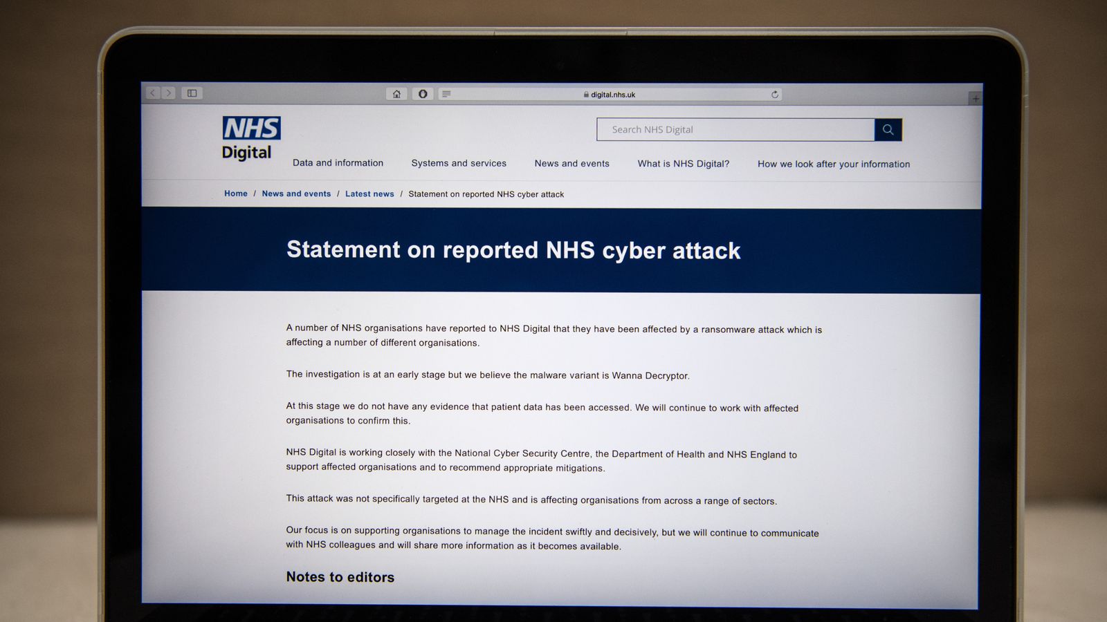 NHS forced to turn away patients amid cyberattack chaos | UK News | Sky News