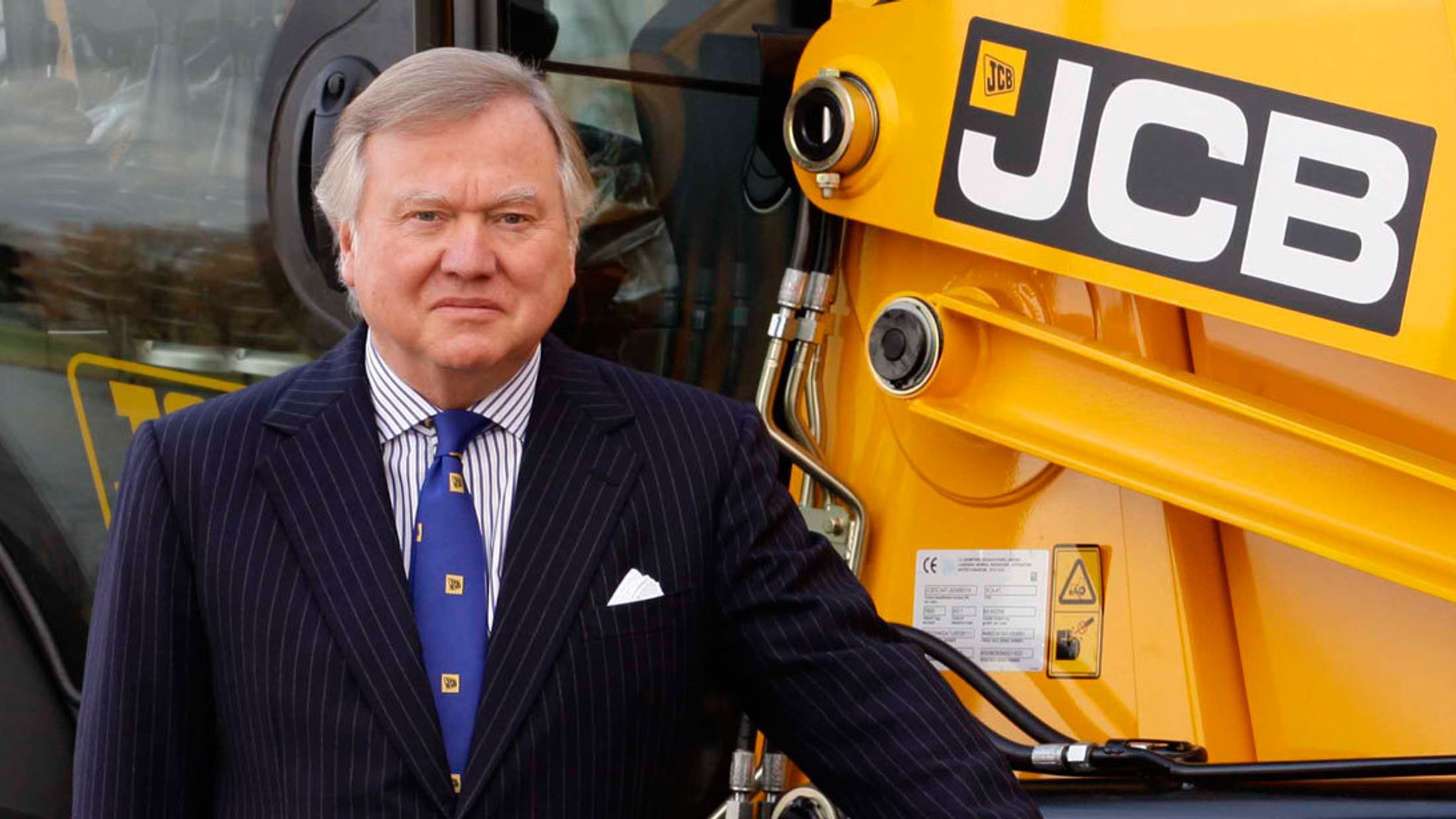 JCB chief Bamford digs deep with £1m for Tory election warchest | Money ...
