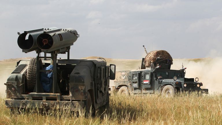 Iraqi forces open new front in west Mosul | World News | Sky News