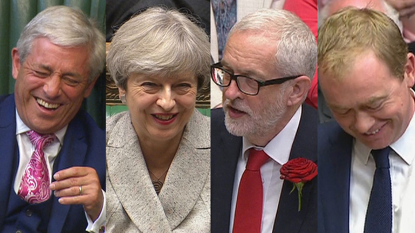 Lighthearted banter after brutal election | Politics News | Sky News