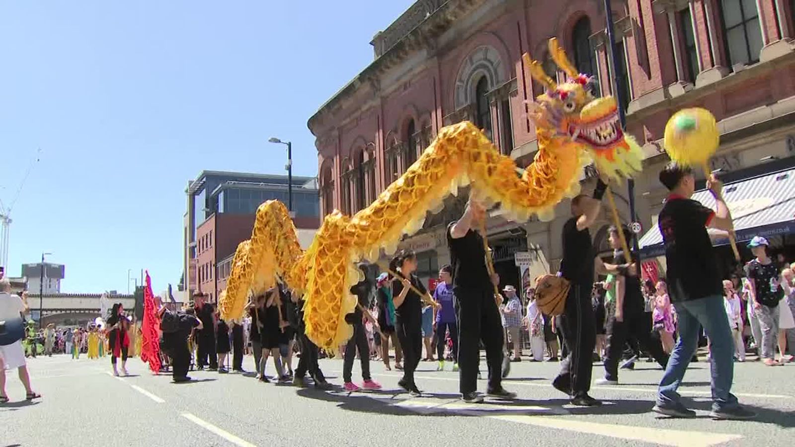 Thousands gather to mark Manchester day | News UK Video News | Sky News